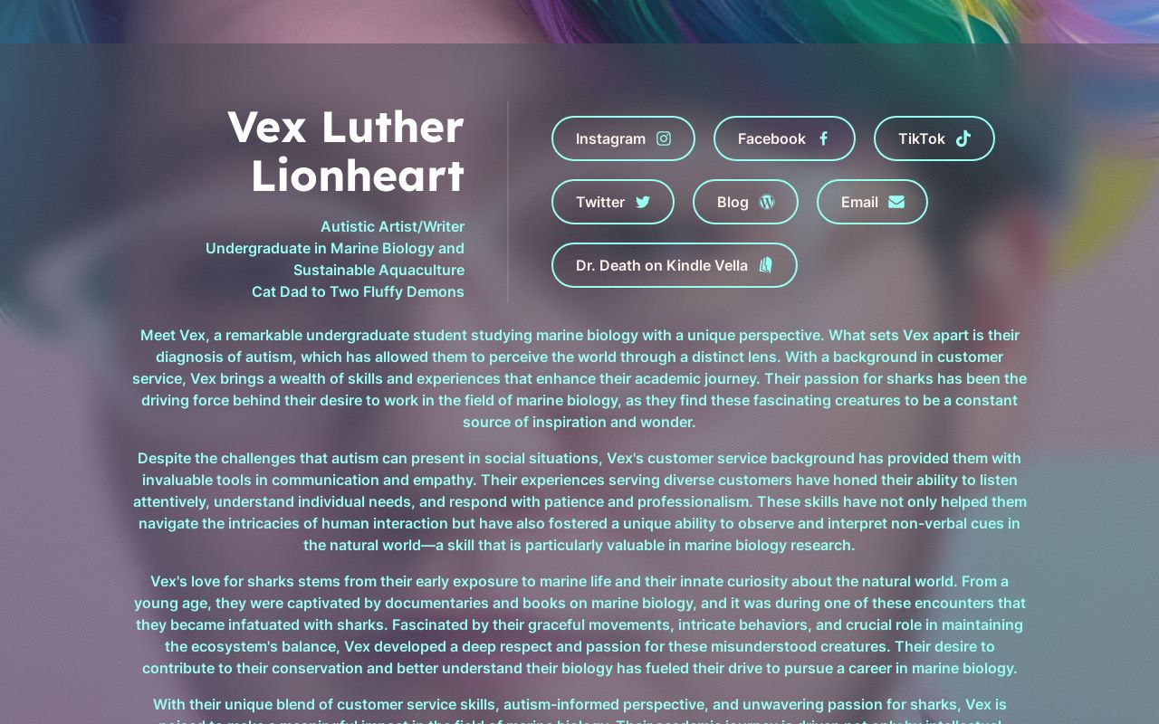 Vex Luther Lionheart Profile